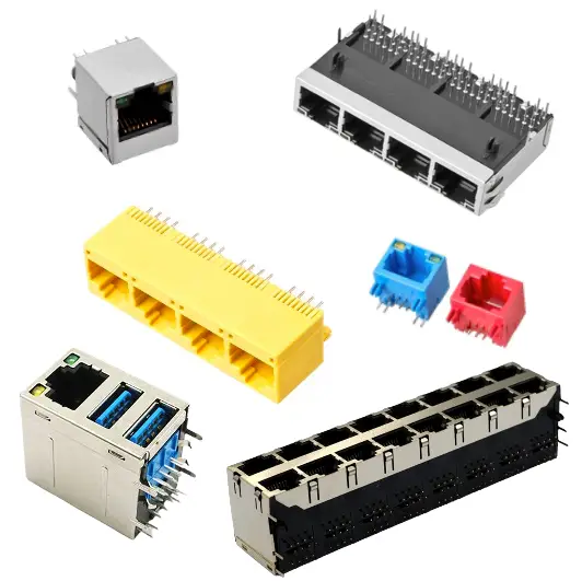 Modular Jack - RJ-45 Connector without magnetics - Prosper Electronics